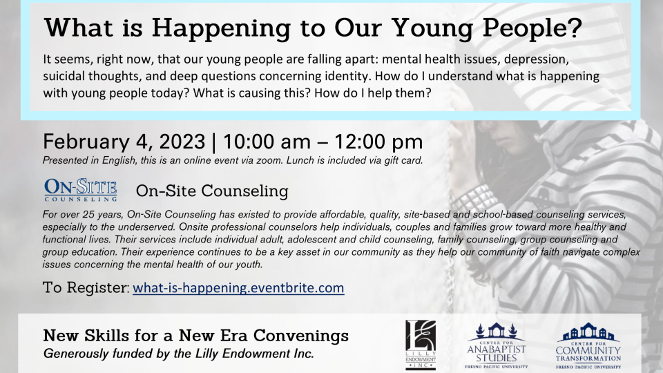 Fresno Pacific University online seminar asks: what is happening to our ...