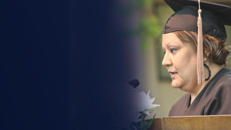 One graduate exemplifies the courage of degree completion students ...